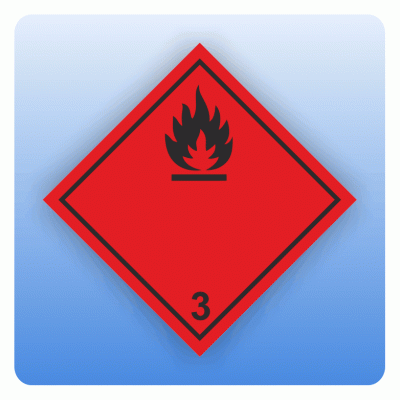ADR 3 - entzündbare Flüssigkeiten | Industriekennzeichnungen