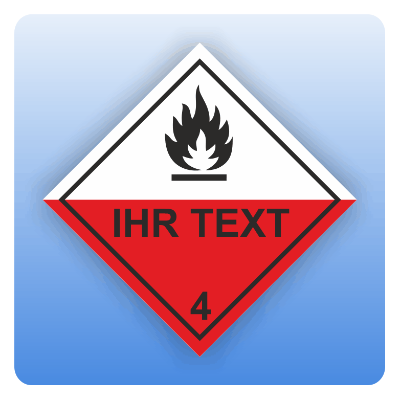 ADR 4.2 - selbstentzündliche Stoffe | Industriekennzeichnungen