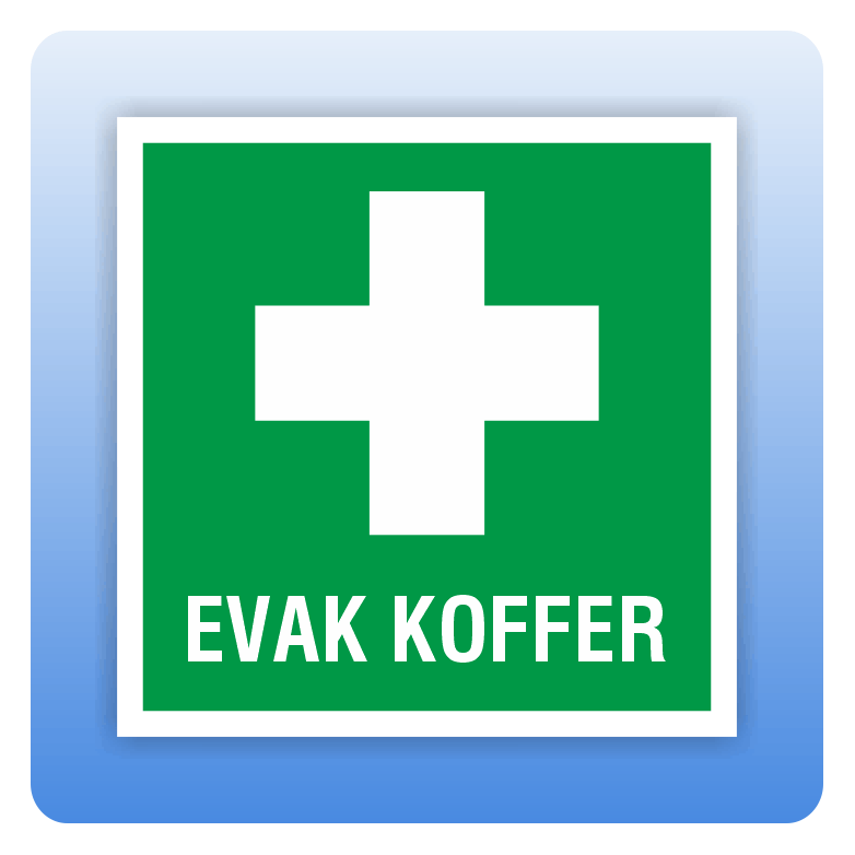 Rettungszeichen Evak Koffer | Kunststoff | Rettungszeichen | Schilder ...