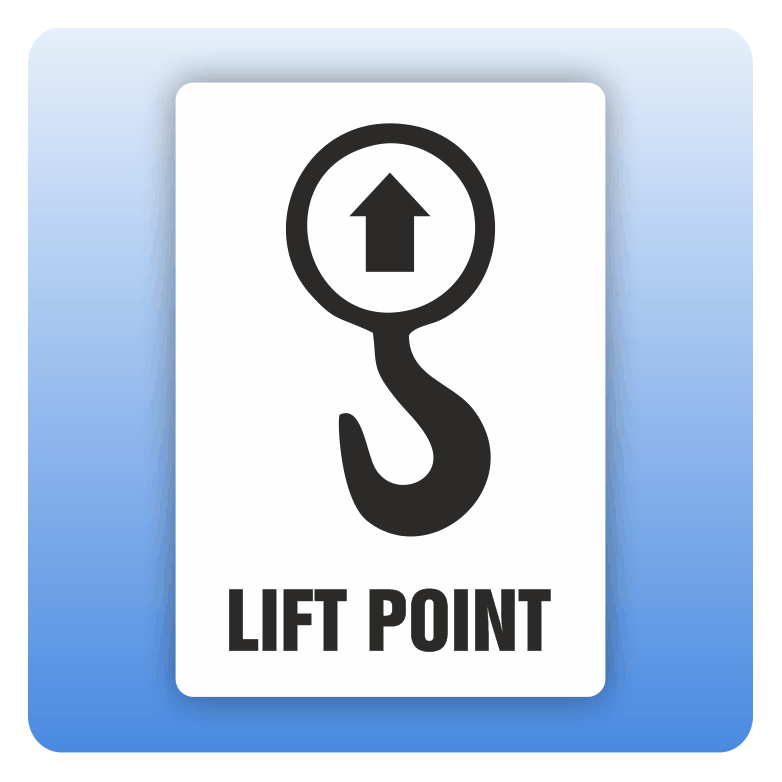 Aufkleber Lift Point online bestellen