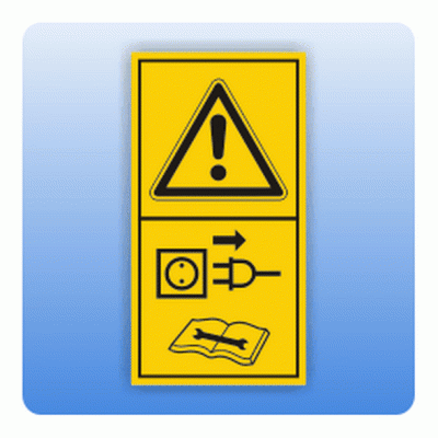 Maschinen- und Sicherheitszeichen ISO 11684